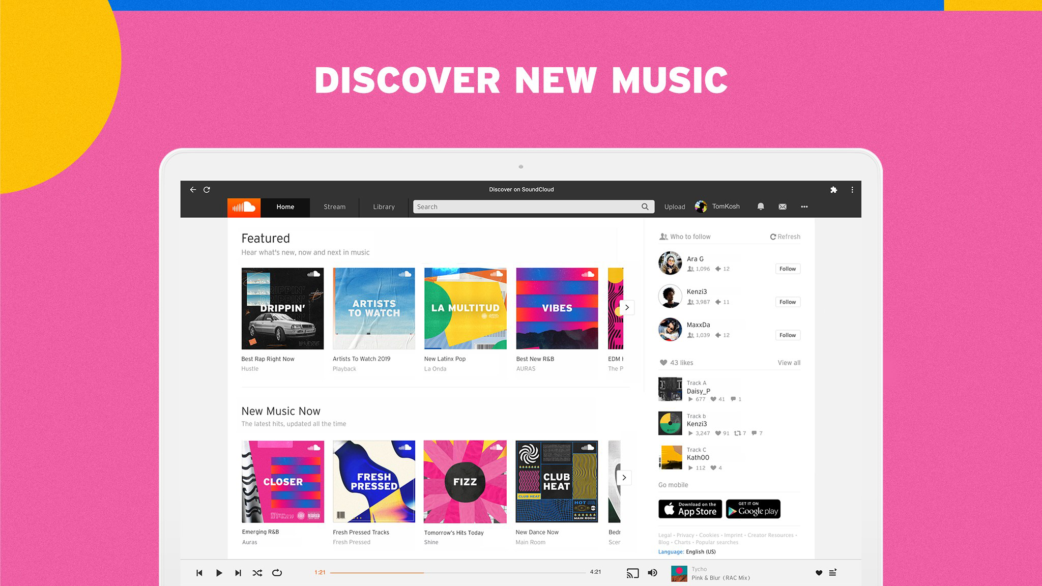 SoundCloud - Play Music, Podcasts & New Songs for PC Windows Download
