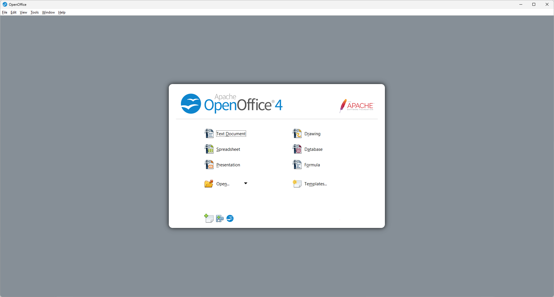 Apache OpenOffice for PC Windows Download