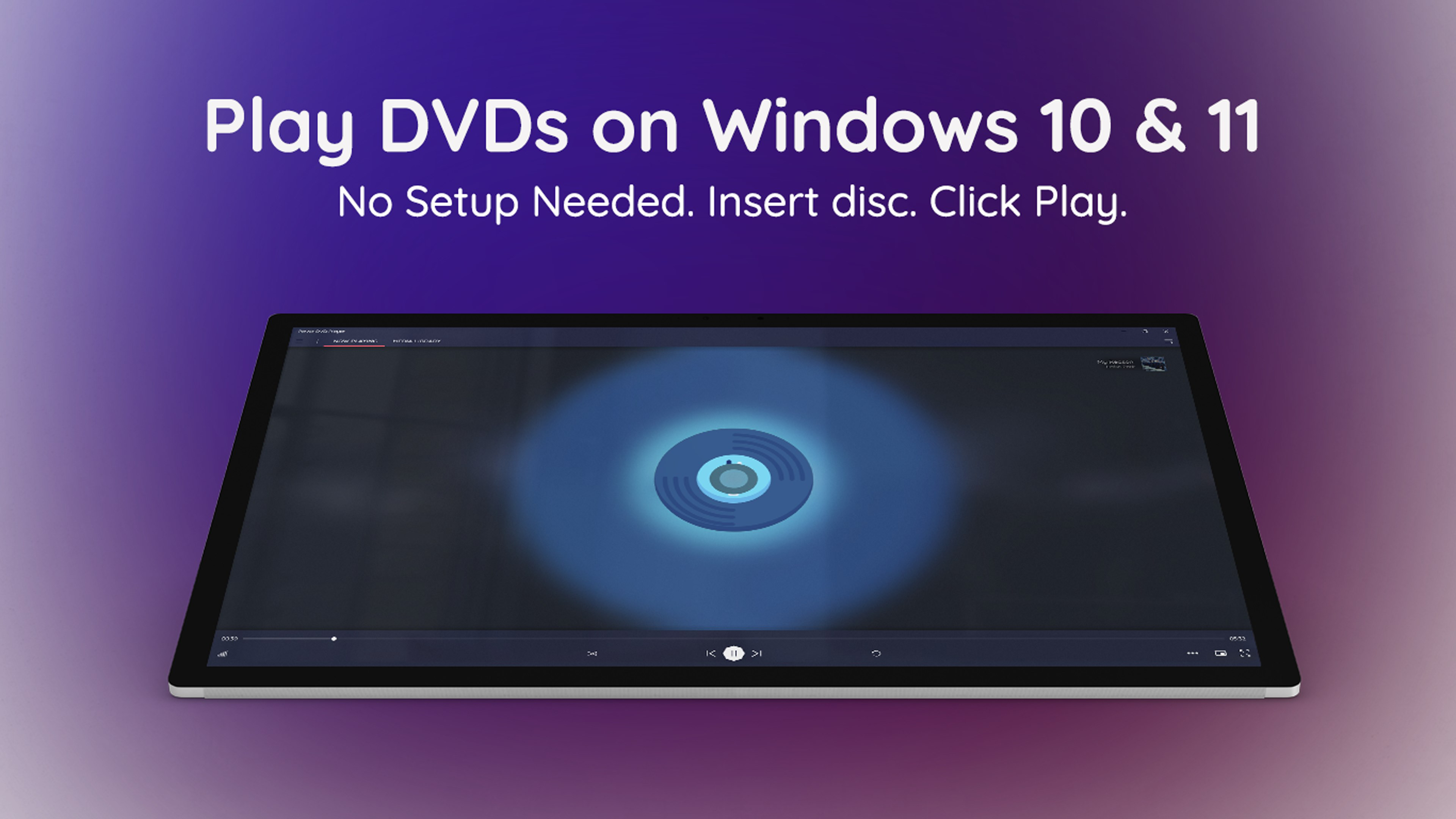 MediaPlay DVD Player – Play DVDs & More for PC Windows Download