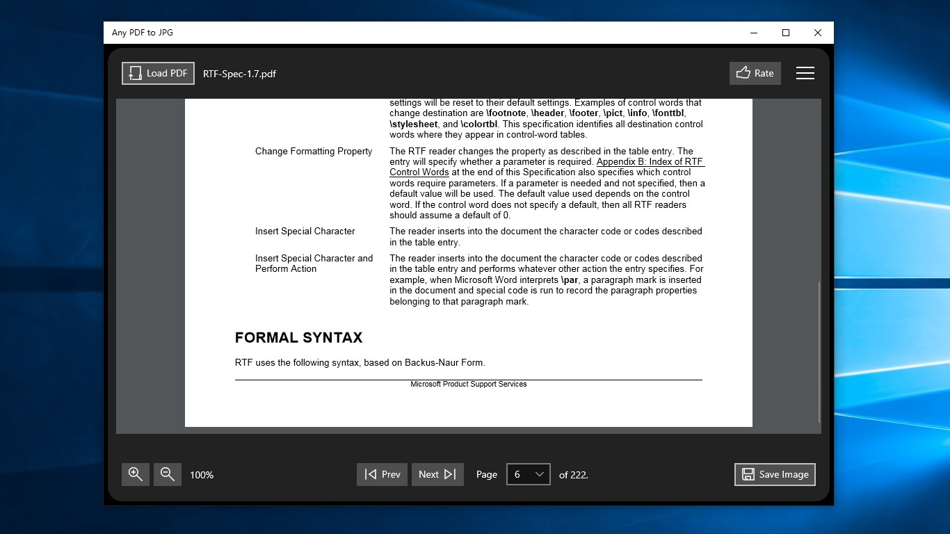 Any PDF to JPG for PC Windows Download