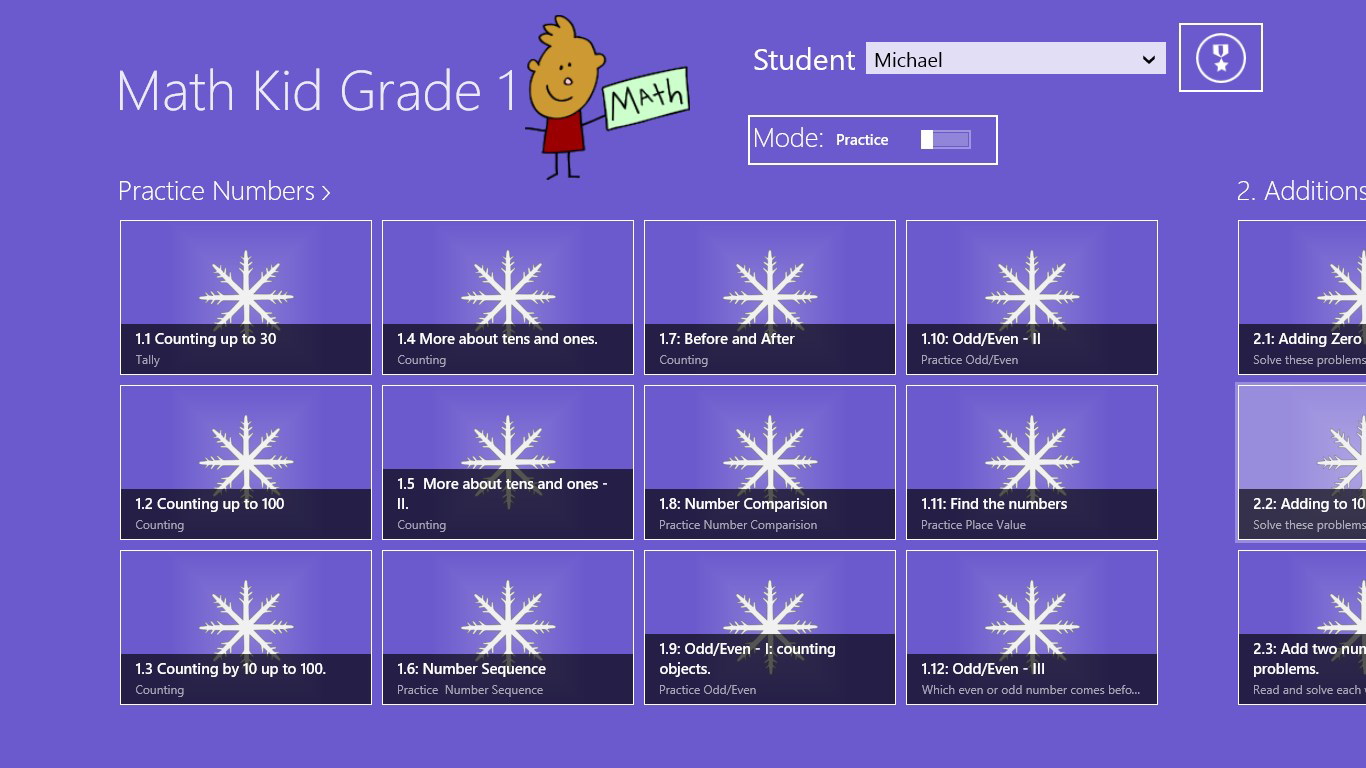 Math Kid Grade 1 for PC Windows Download