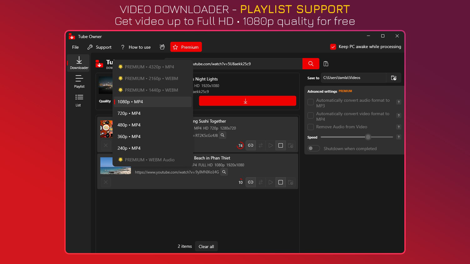Video Downloader - Tube Owner for PC Windows Download