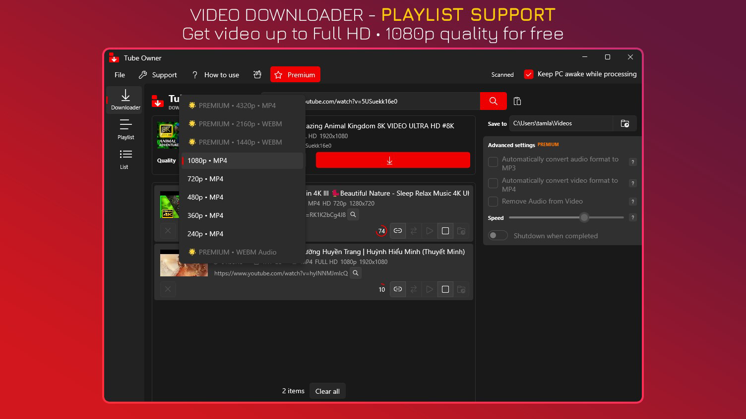 Video Downloader - Tube Owner for PC Windows Download