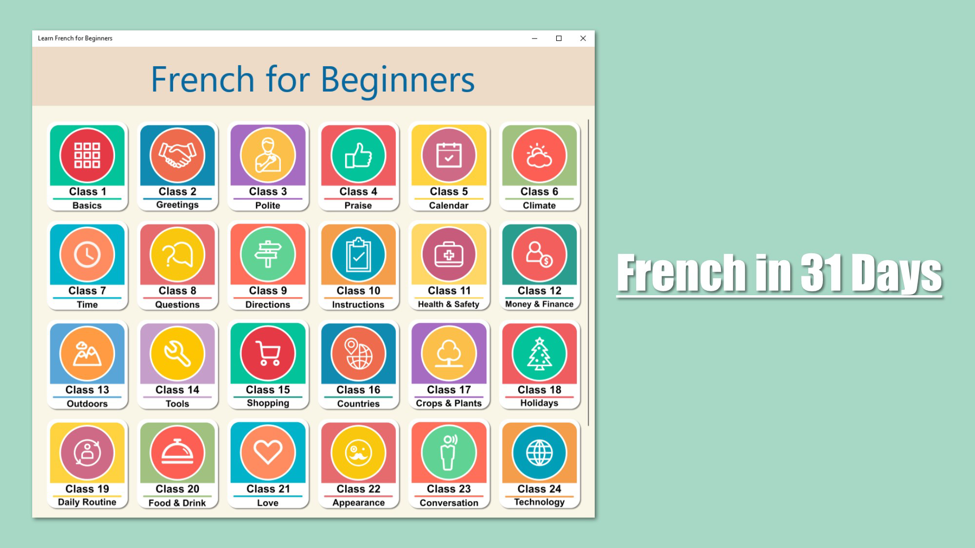 Download Learn French for Beginners Latest for Windows PC