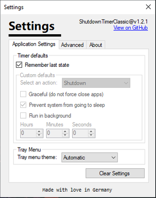 Shutdown Timer Classic for PC Windows Download