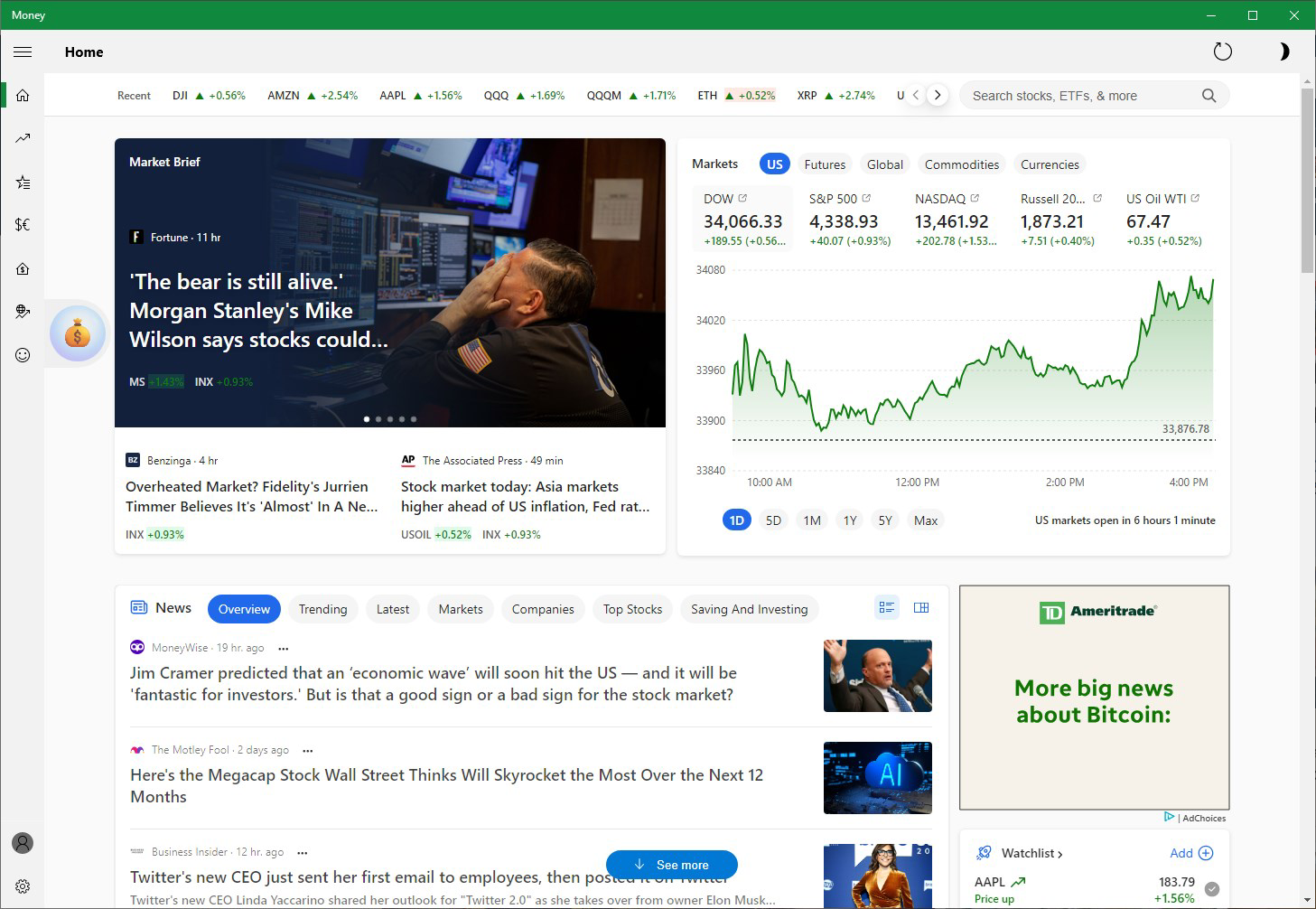 MSN Money for PC Windows Download