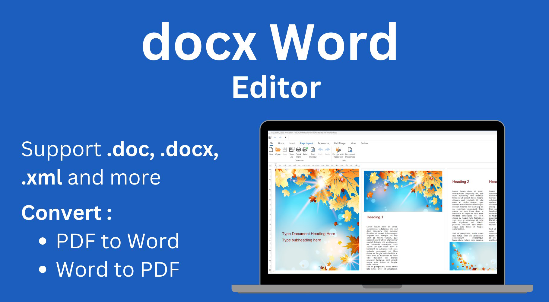 DocX View & Edit for PC Windows Download