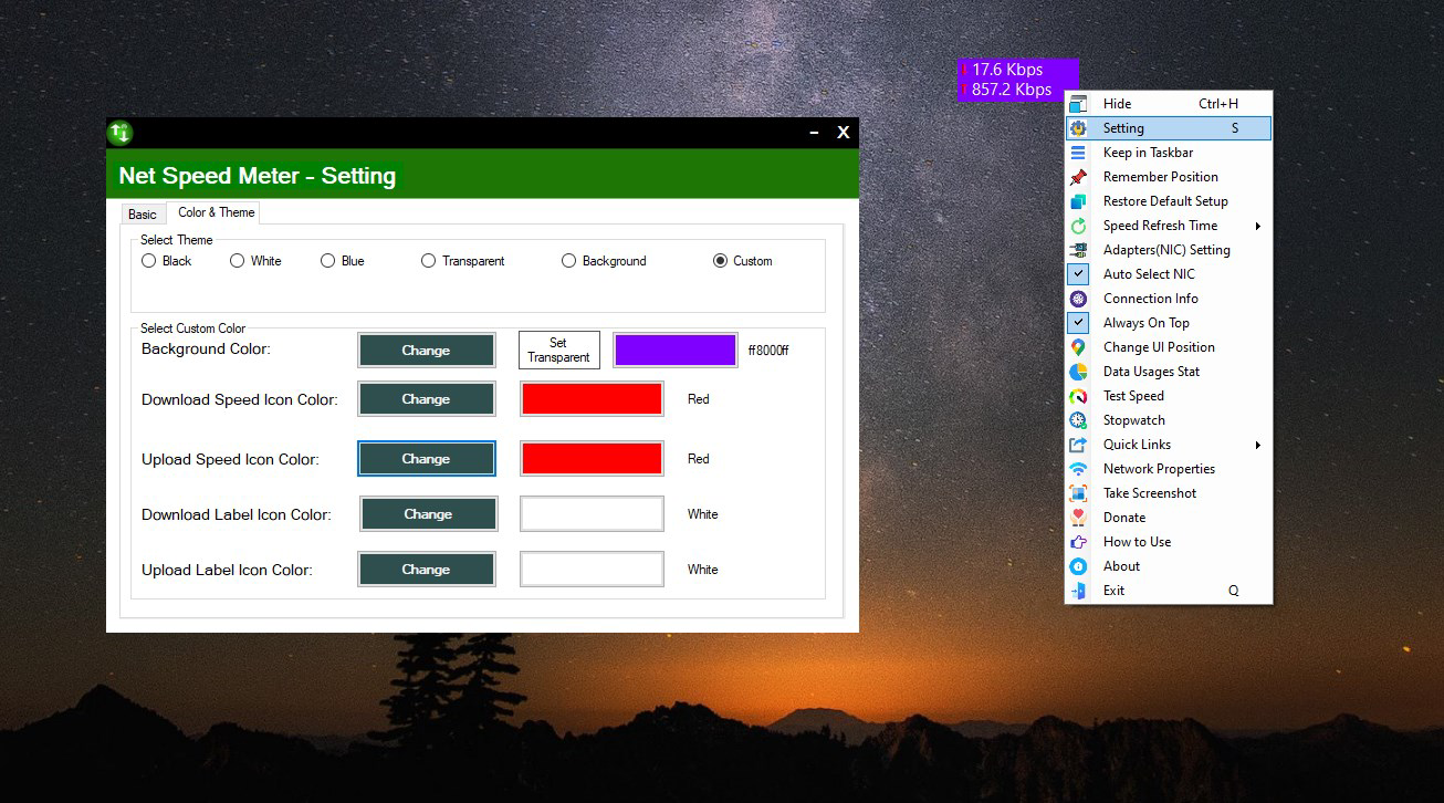 Net Speed Meter for PC Windows Download