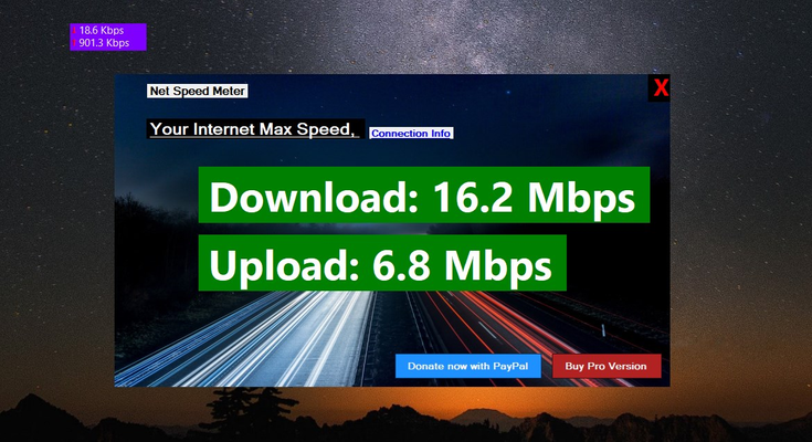 Net Speed Meter for PC Windows Download