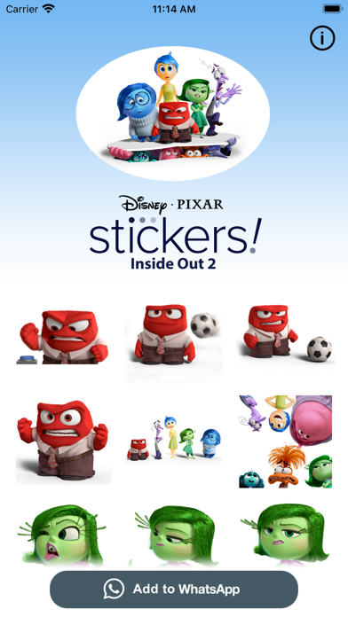 Pixar Stickers: Inside Out 2 for iOS (iPhone/iPad) Latest Version at $1 ...