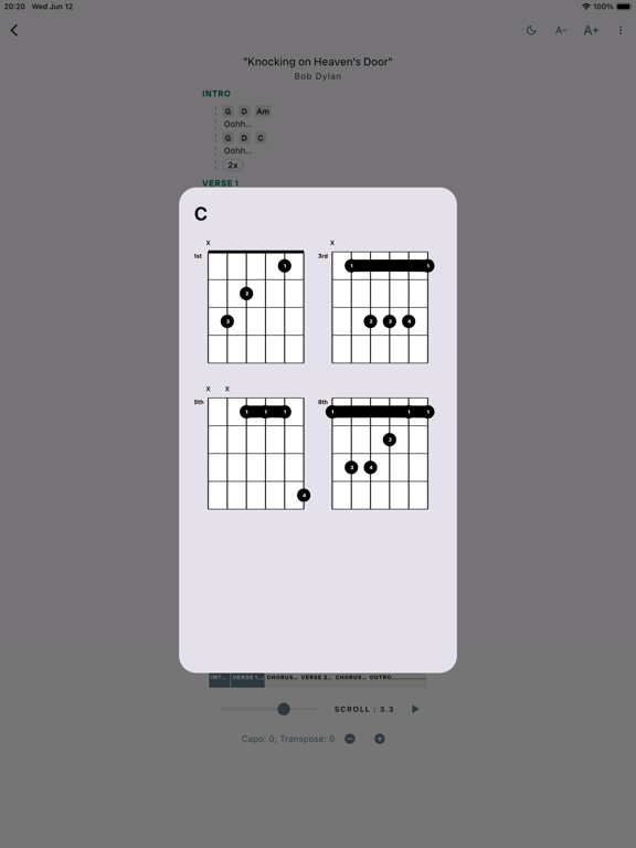 Simple Chords for iOS (iPhone/iPad/iPod touch) - Free Download at AppPure