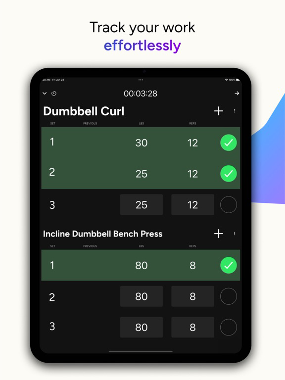 Liftoff - Ranked Gym Workouts for iOS (iPad) - Free Download at AppPure