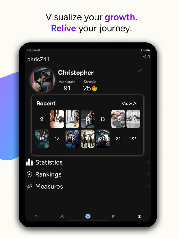 Liftoff - Ranked Gym Workouts for iOS (iPad) - Free Download at AppPure