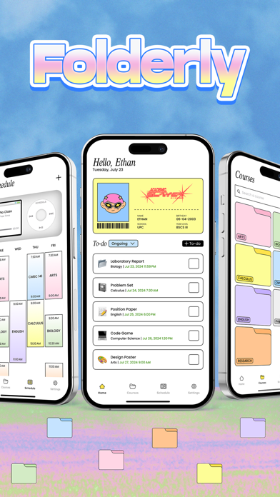 Folderly - Academic Organizer for iOS (iPhone/iPad) - Free Download at AppPure