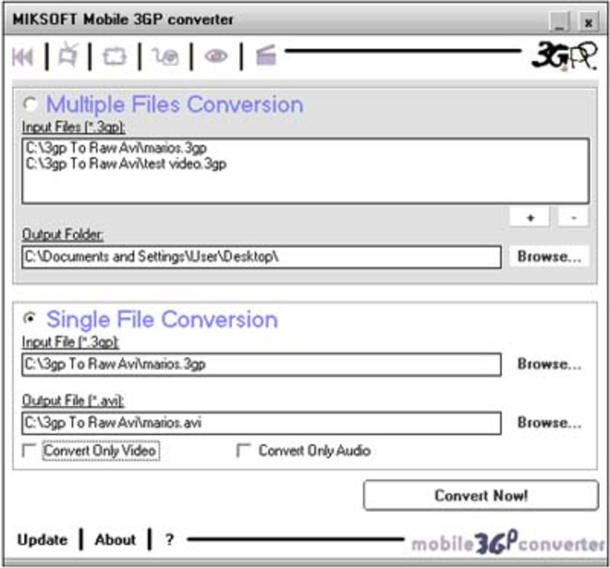 Mobile 3GP Converter for PC Windows 1.1 Download