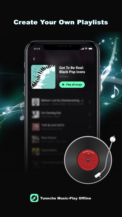Tunecho Music-Play Offline for iOS (iPhone/iPod touch) - Free Download ...