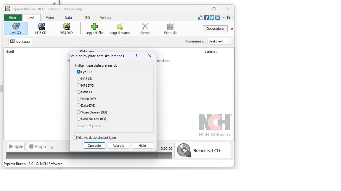 Express Burn Programvare for platebrenning for PC Windows Download