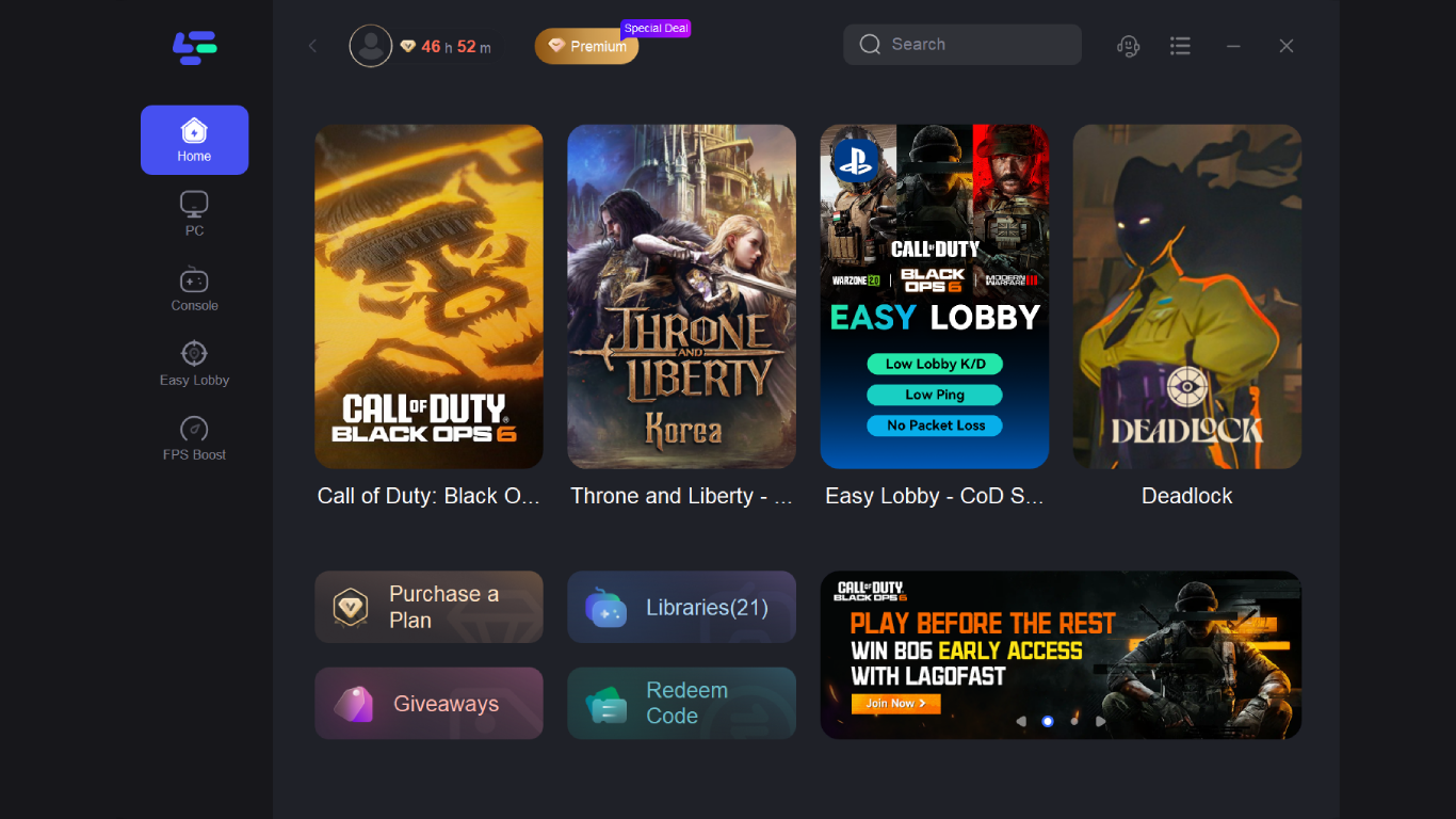 LagoFast for PC Windows Download