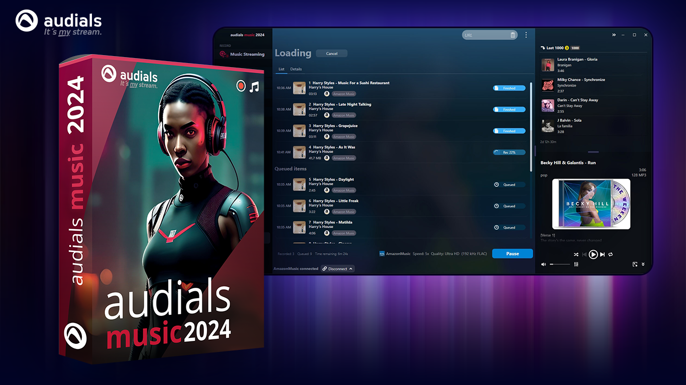 Audials Music 2024 for PC Windows Download