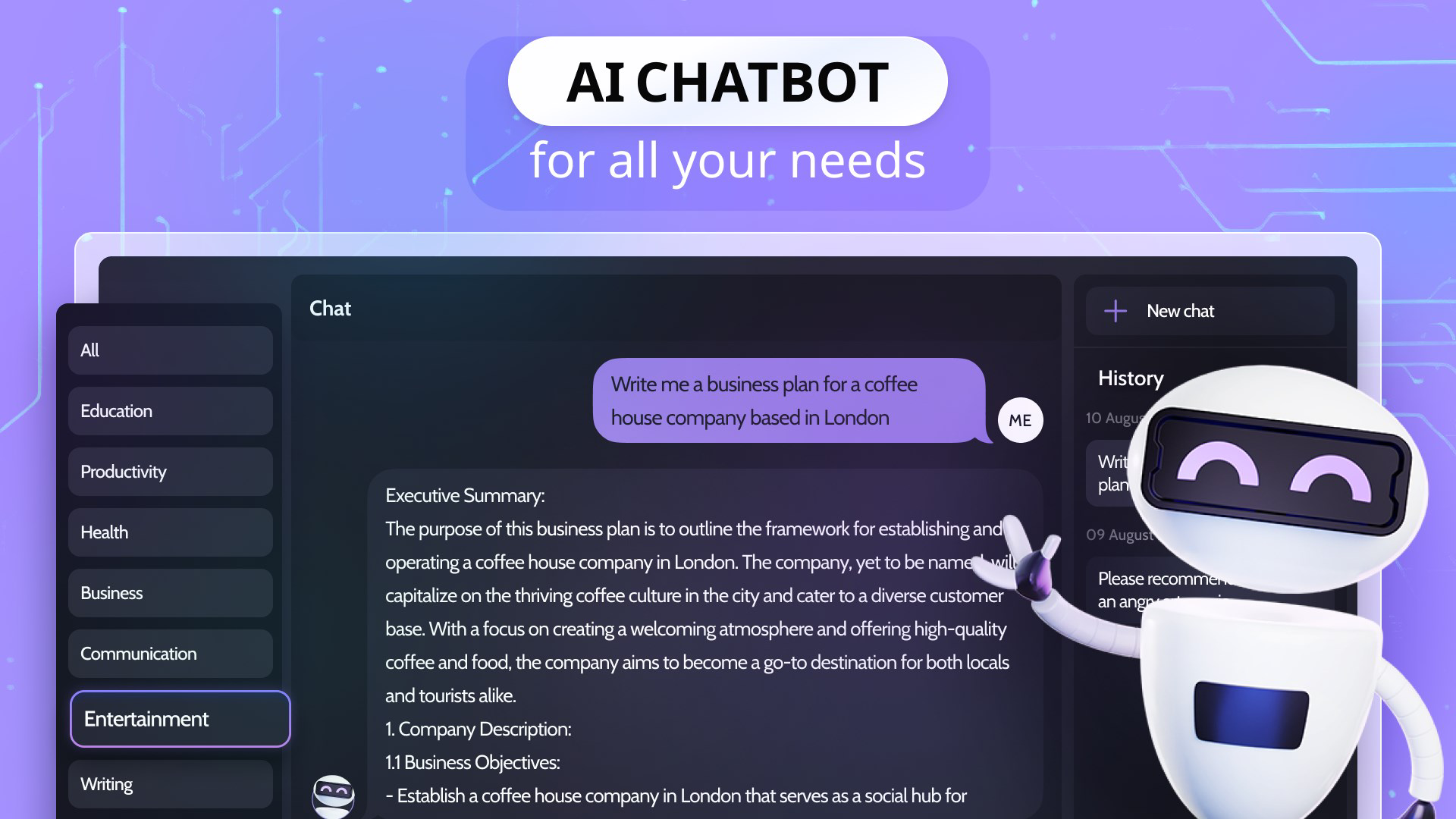 AI Chat Generator: Virtual Bot Assistant for PC Windows Download