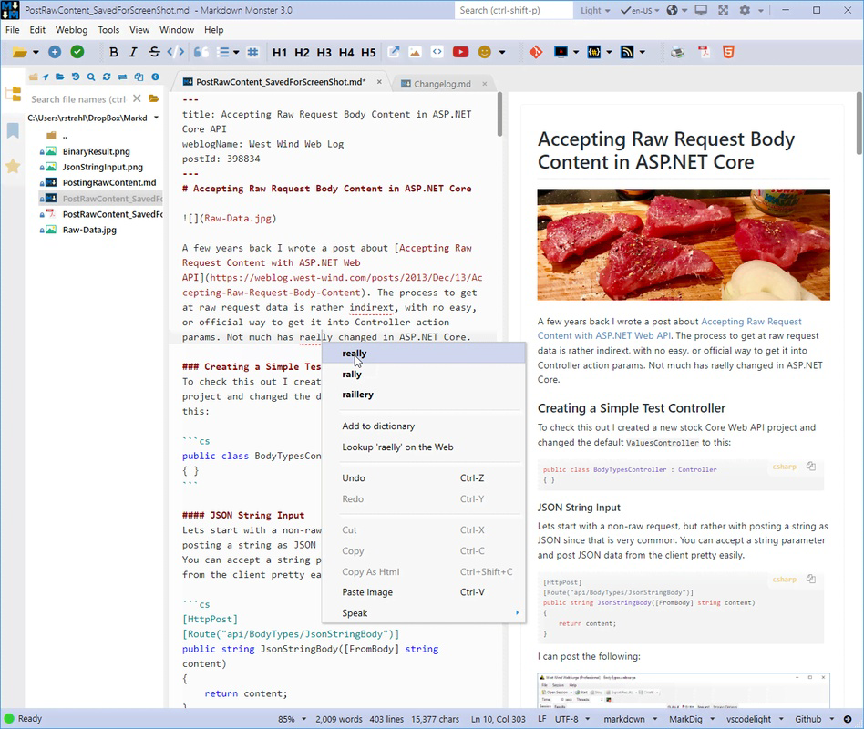 Markdown Monster for PC Windows 4.0.3.0 Download