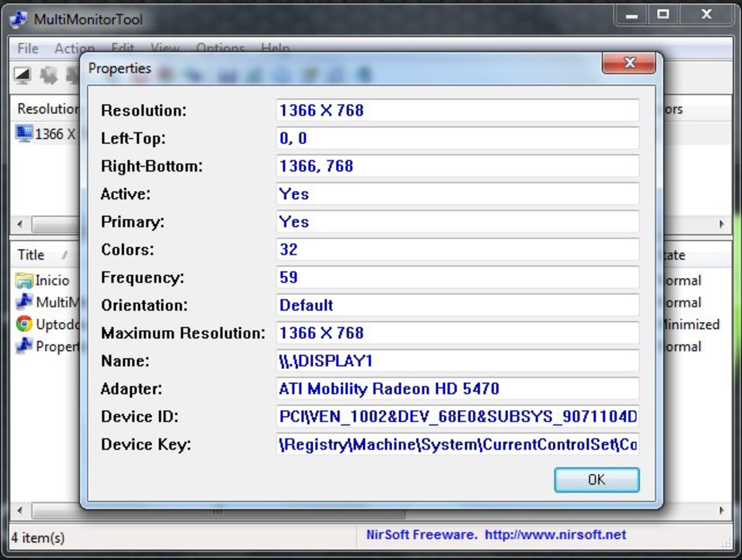 MultiMonitorTool for PC Windows 2.20 Download