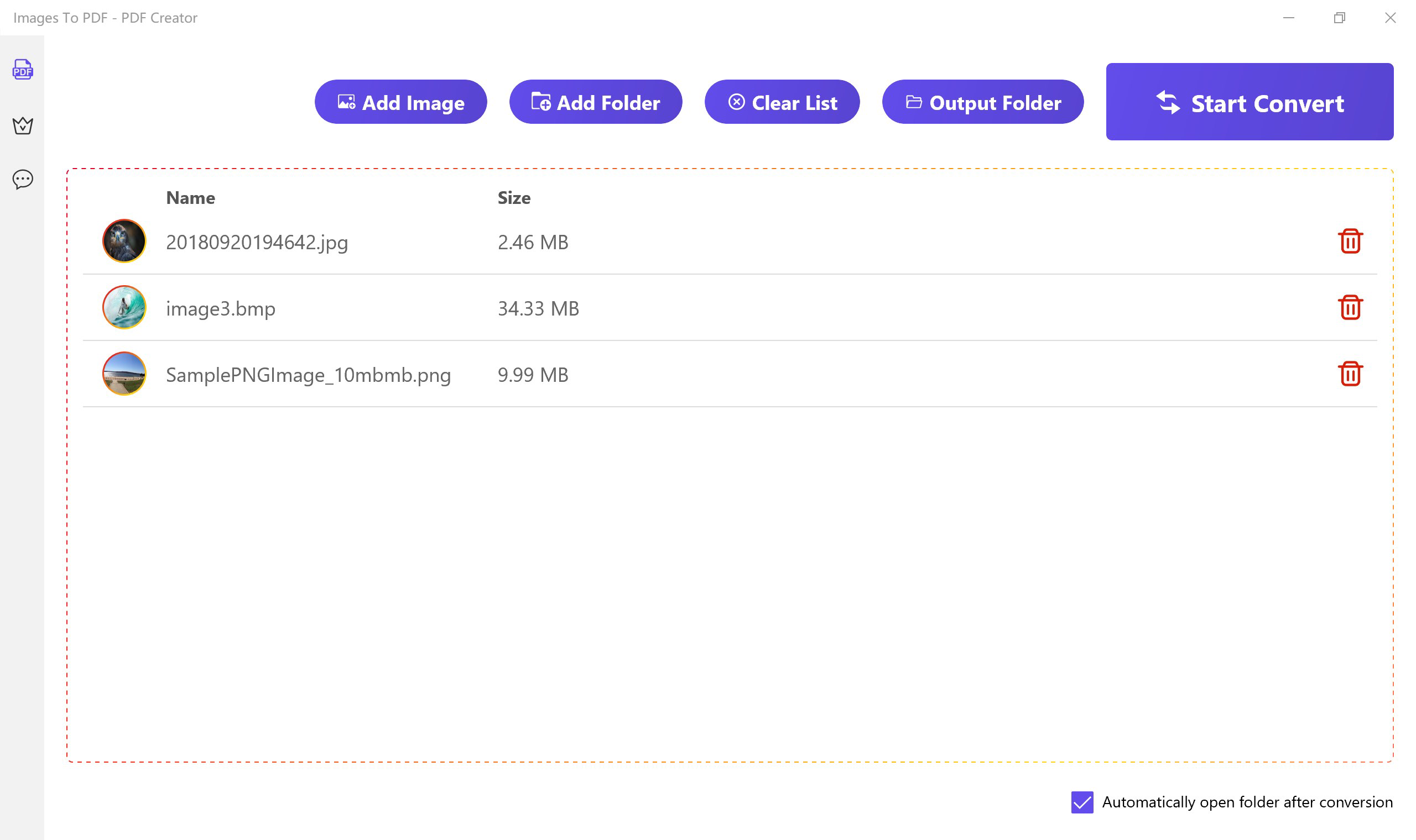 Images To PDF - PDF Creator for PC Windows Download