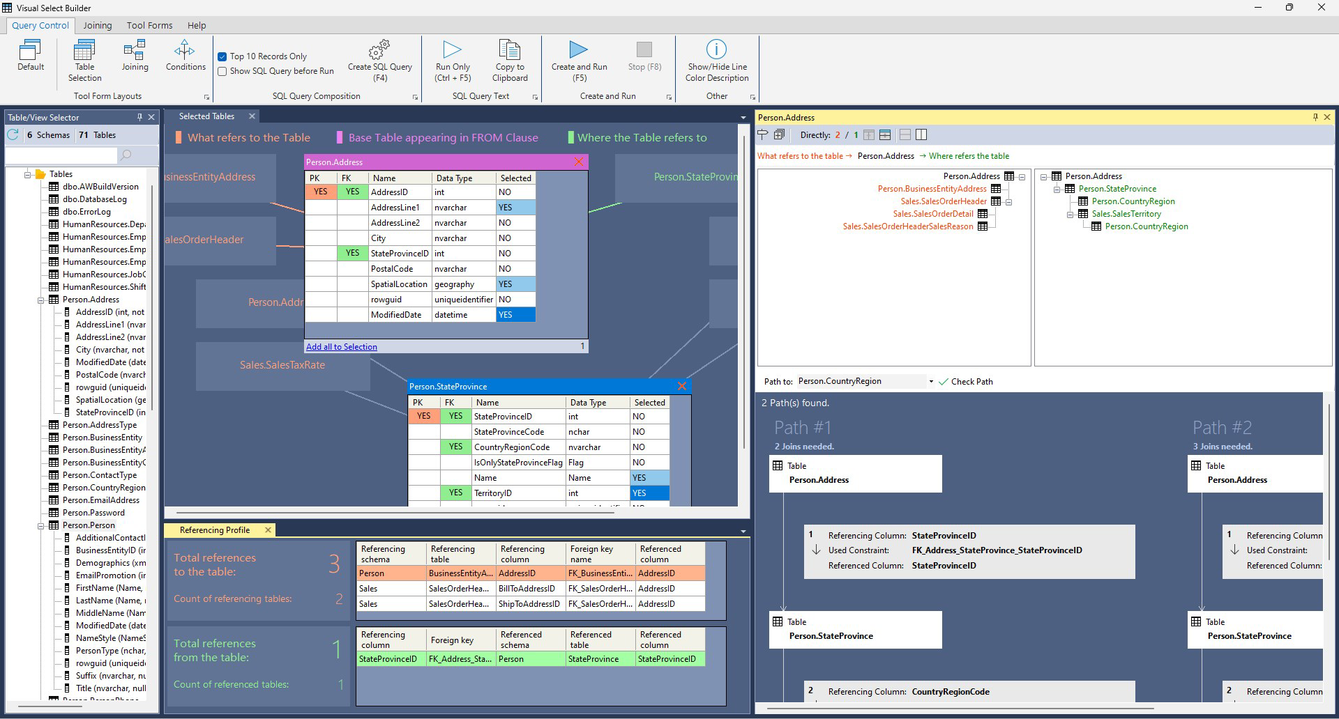 VQB Visual Query Builder for PC Windows Download