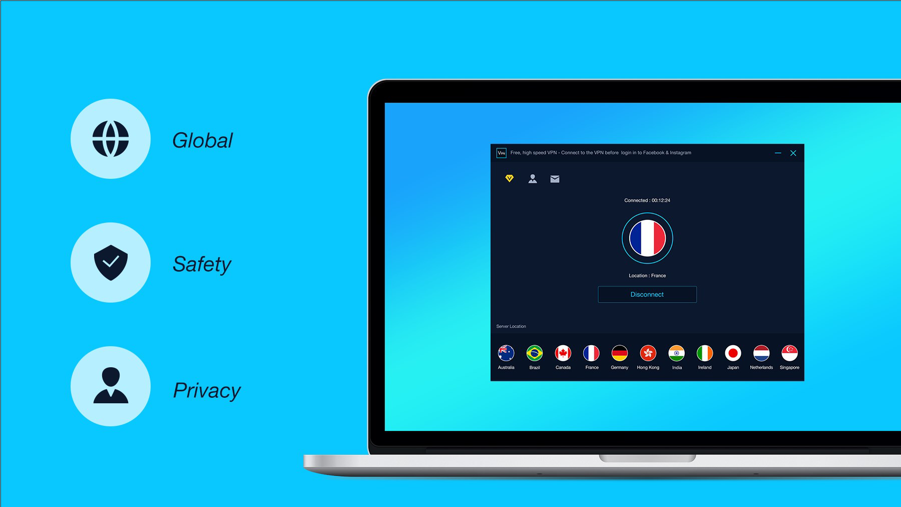 Better VPN - Best VPN & Unlimited Wifi Proxy for PC Windows Download
