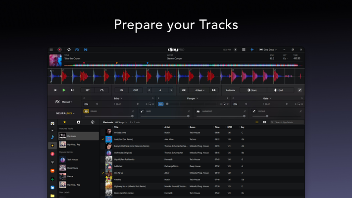 djay Pro - DJ App & AI Mixer for PC Windows Download