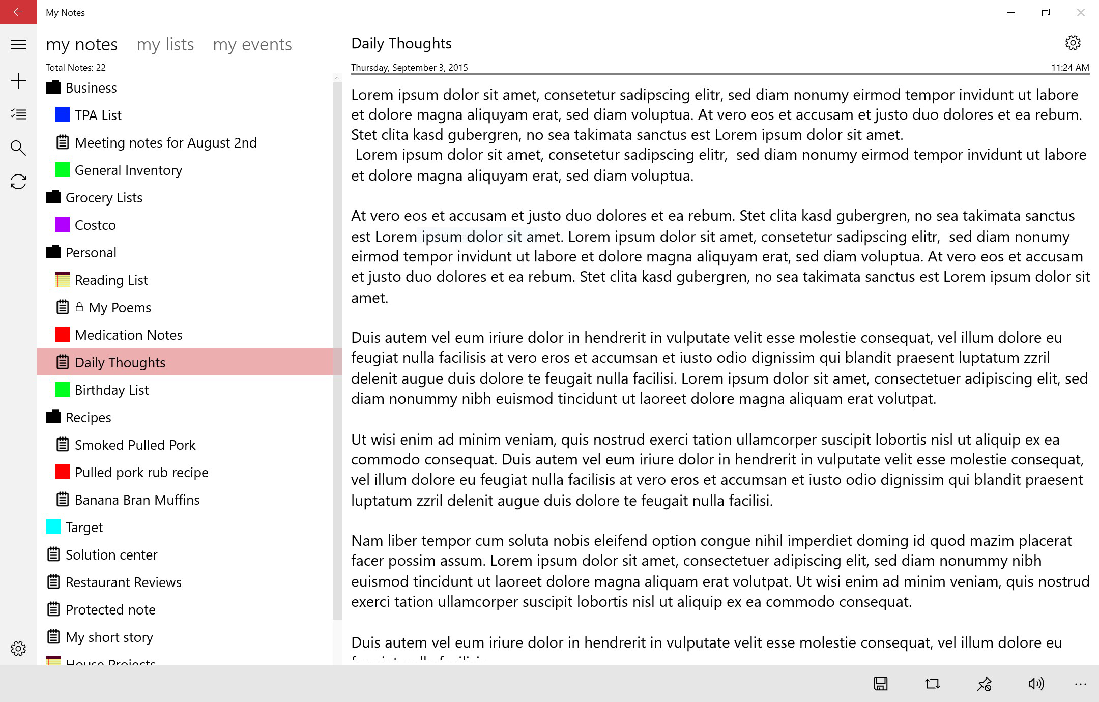 Download -My Notes- Latest for Windows PC