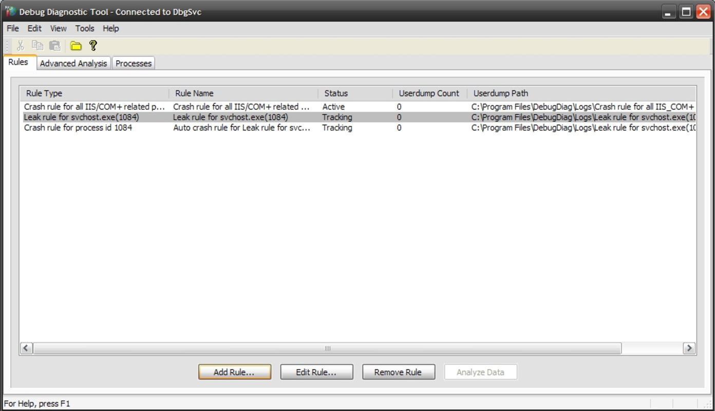 Microsoft Debug Diagnostic Tool for PC Windows 1.1 Download