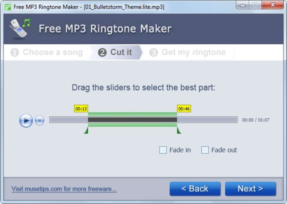 Free MP3 Ringtone Maker for PC Windows 2.5.0.3840 Download