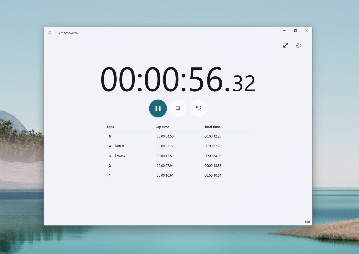 Fluent Stopwatch for PC Windows Download