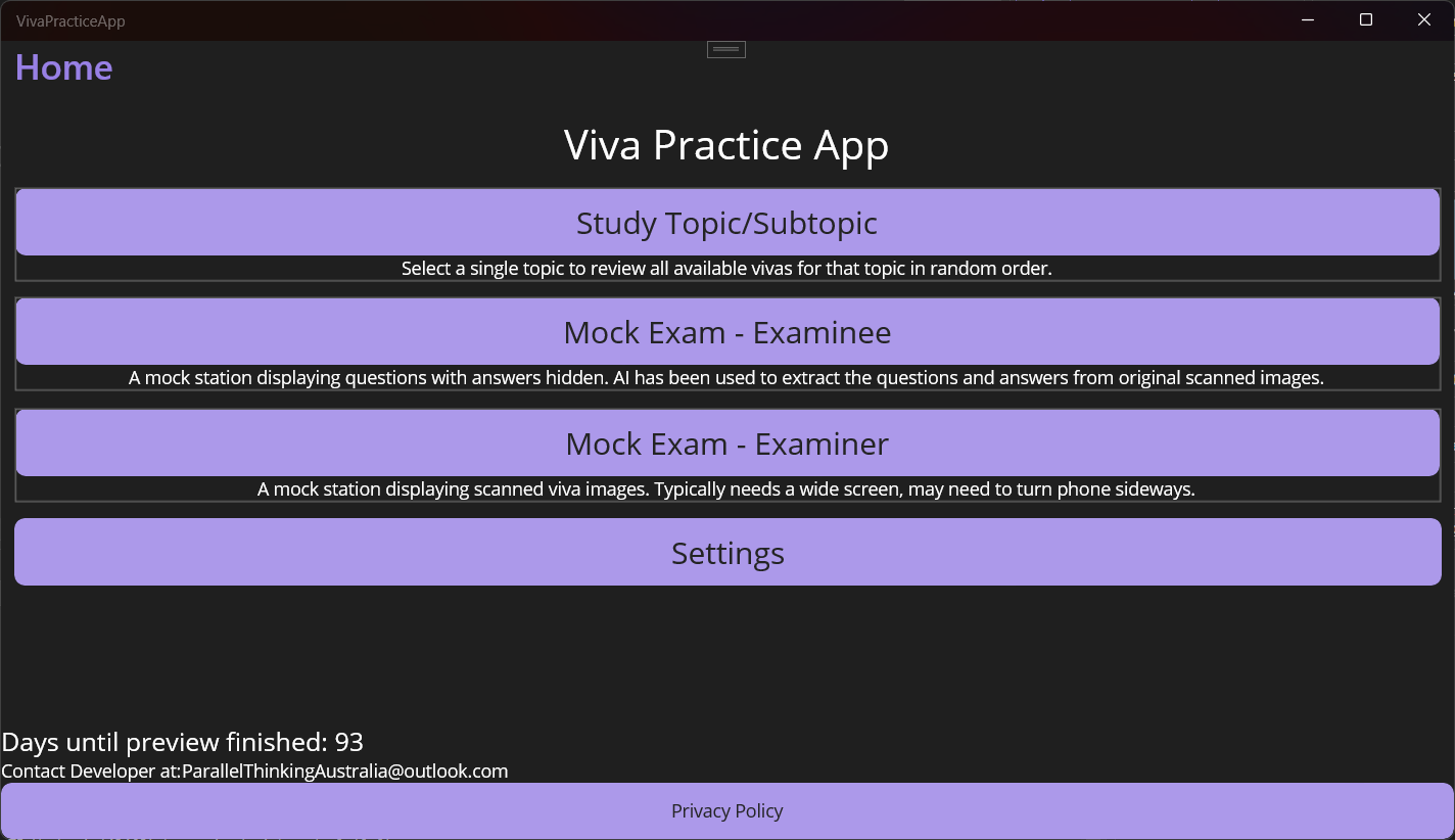 ViPA - Viva Practice App for PC Windows Download