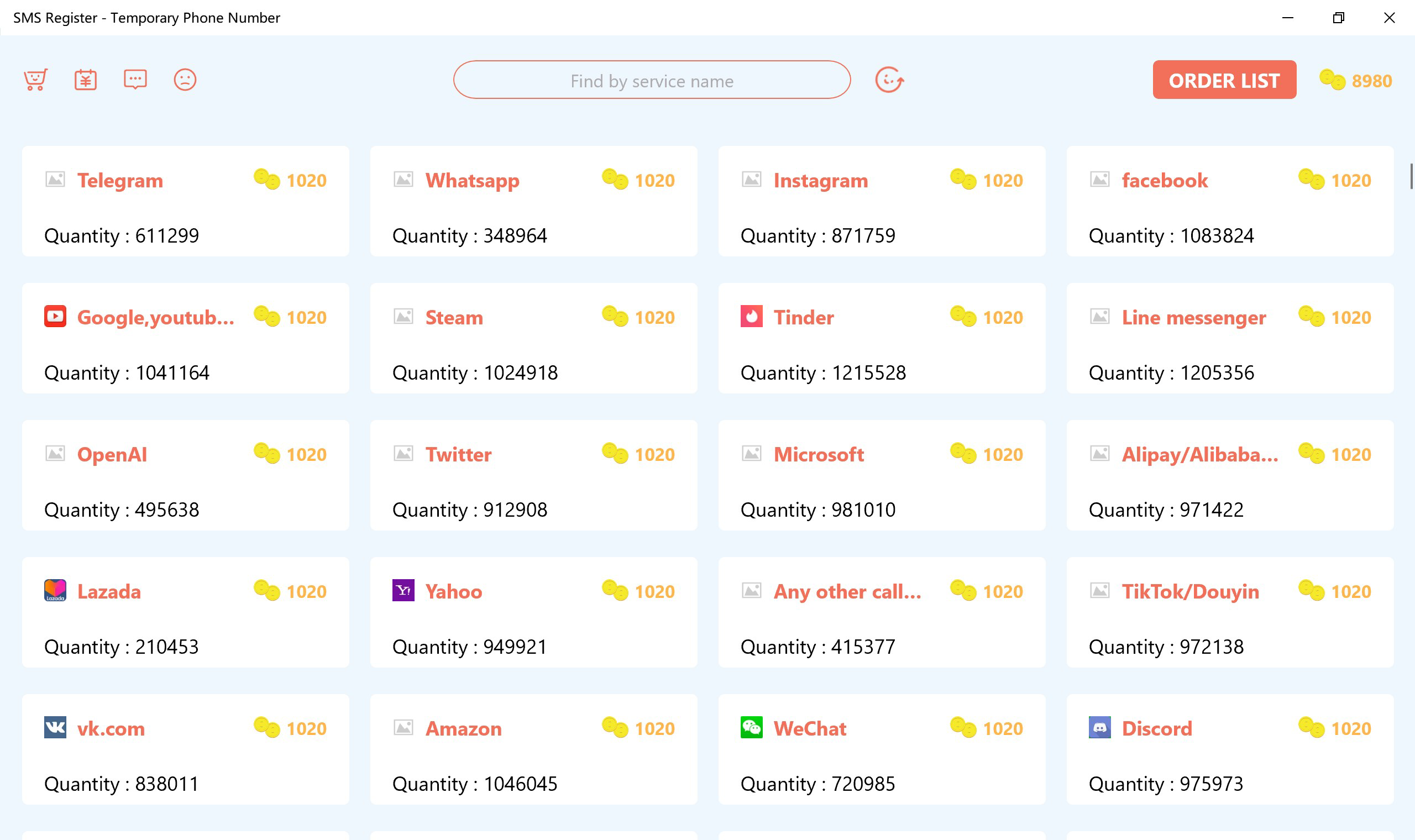Download SMS Register - Temporary Phone Number Latest for Windows PC