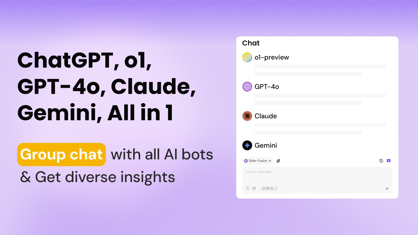 Download Sider: All in one AI Chatbot Latest for Windows PC