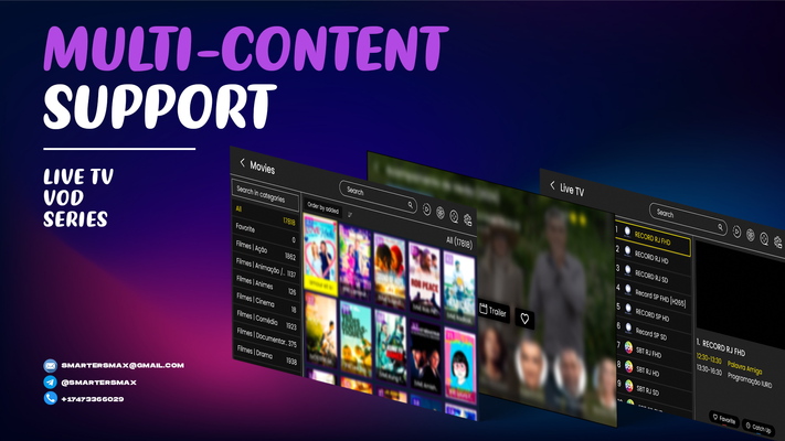 Smarters Max IPTV for PC Windows Download