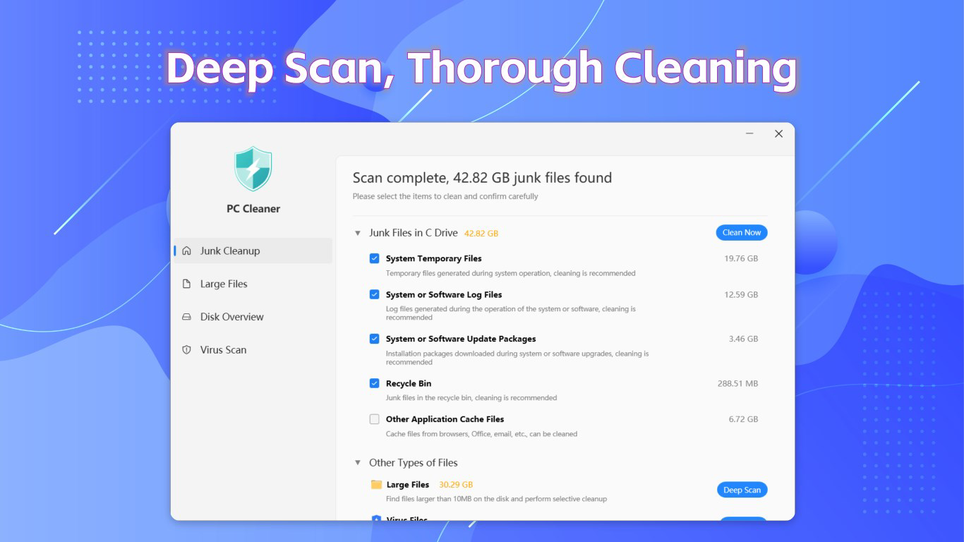 PC Cleaner - Disk Clean & Virus Scan for PC Windows Download
