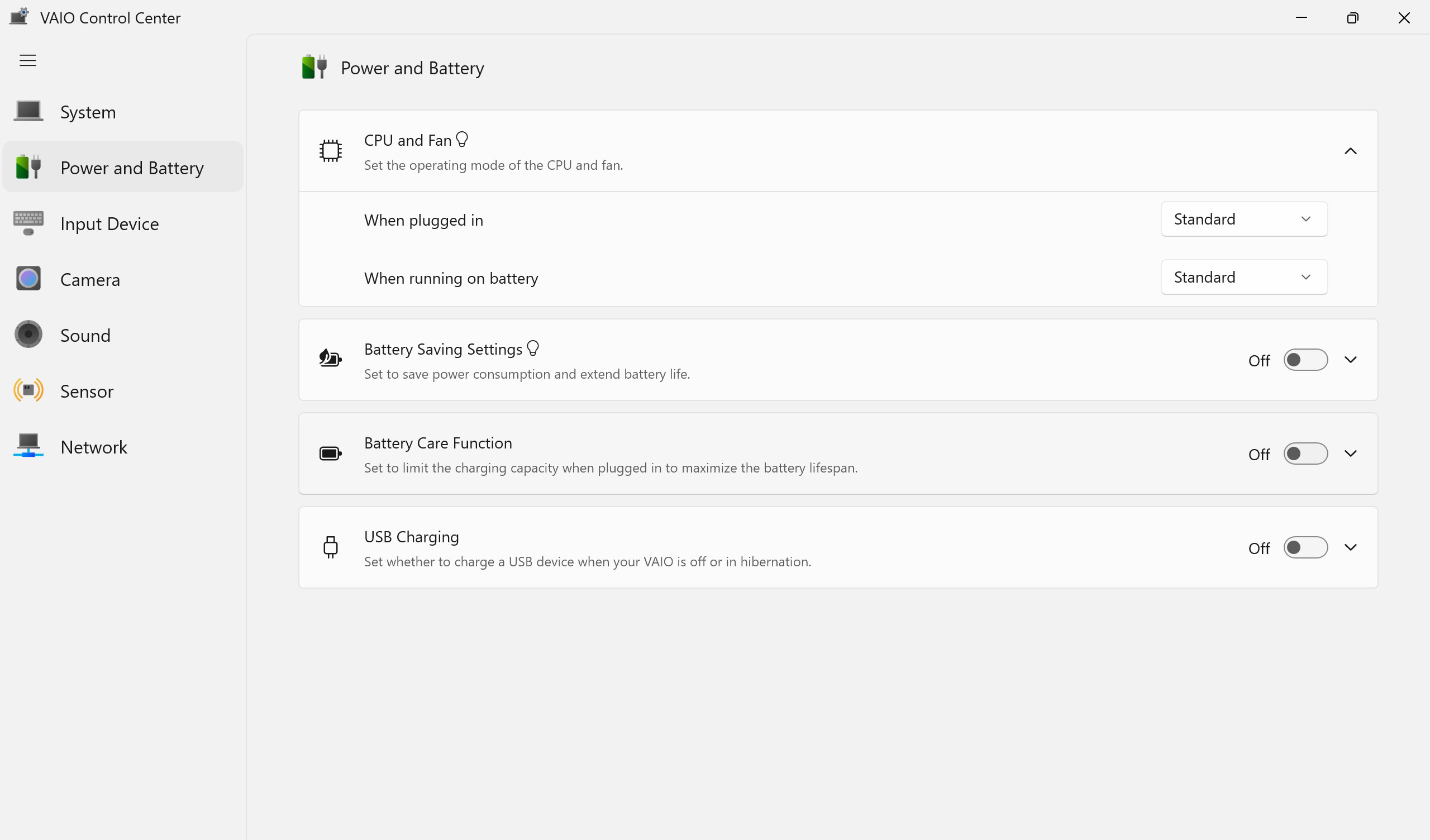 VAIO Control Center (ver3) for PC Windows Download