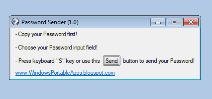 Password Sender for PC Windows Download