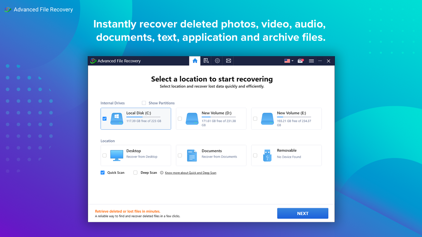 Advanced File Recovery for PC Windows Download