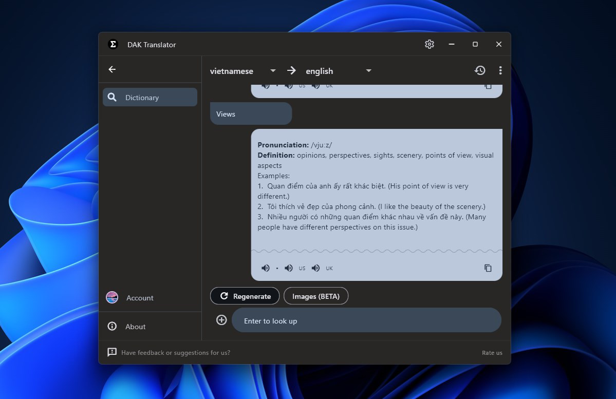DAK Translator for PC Windows Download