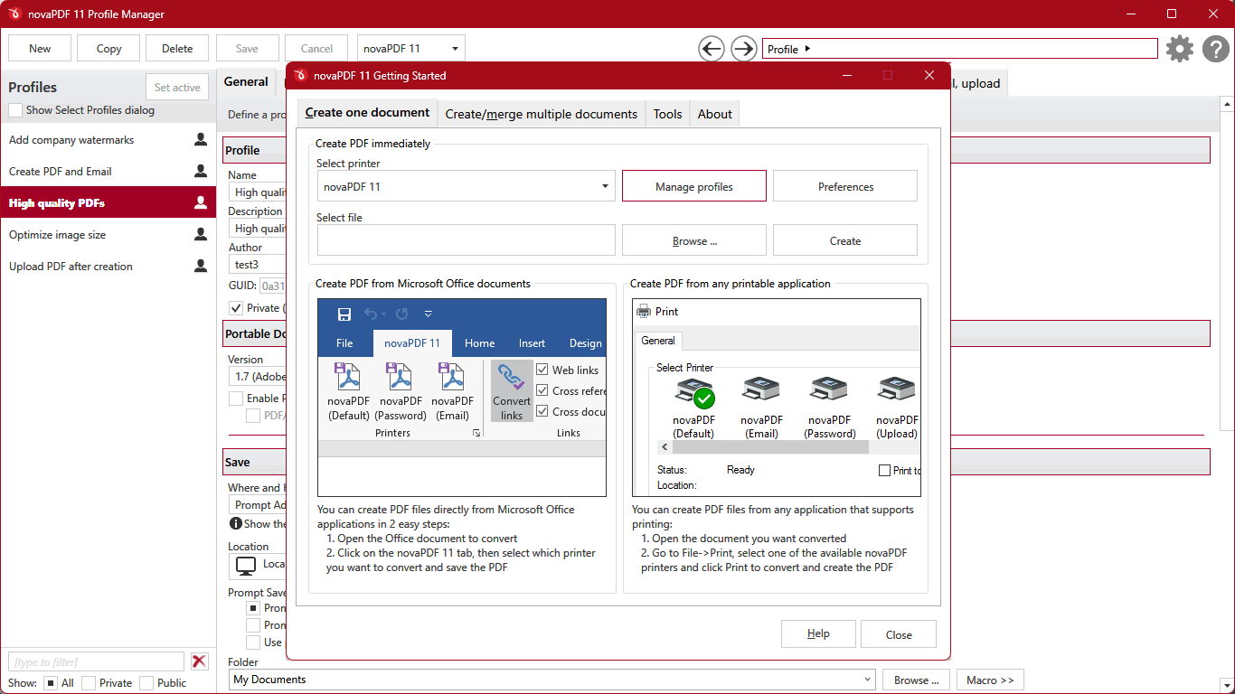 novaPDF for PC Windows Download