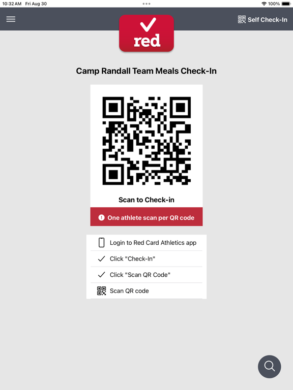 Red Card Check-In for iOS (iPhone/iPad) - Free Download at AppPure