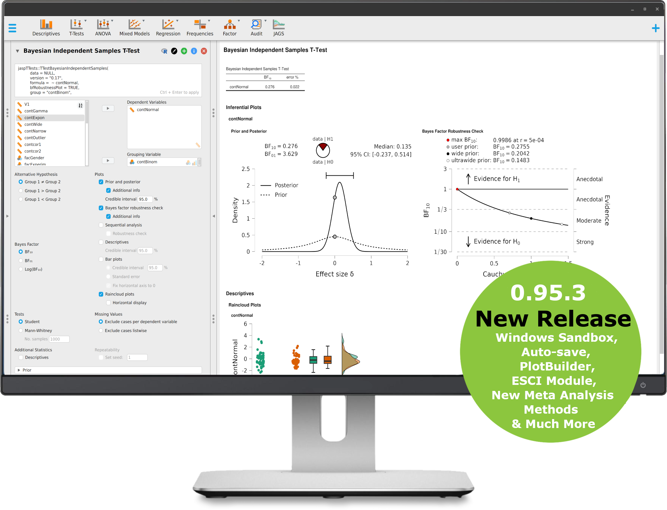 JASP for PC Windows Download