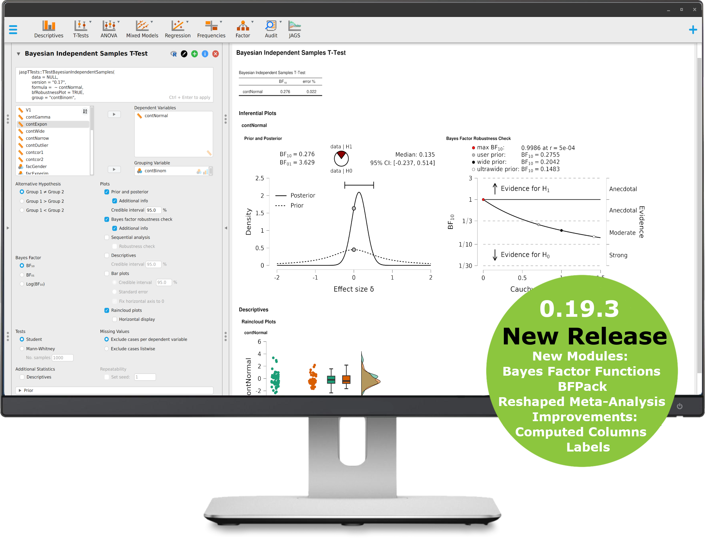 JASP for PC Windows Download