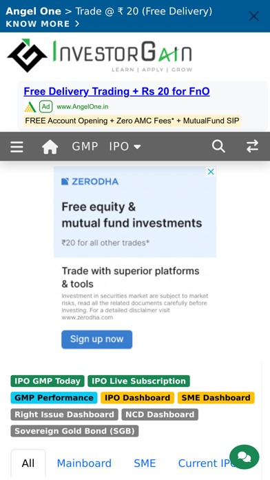 InvestorGain for iOS (iPhone/iPad/iPod touch) - Free Download at AppPure
