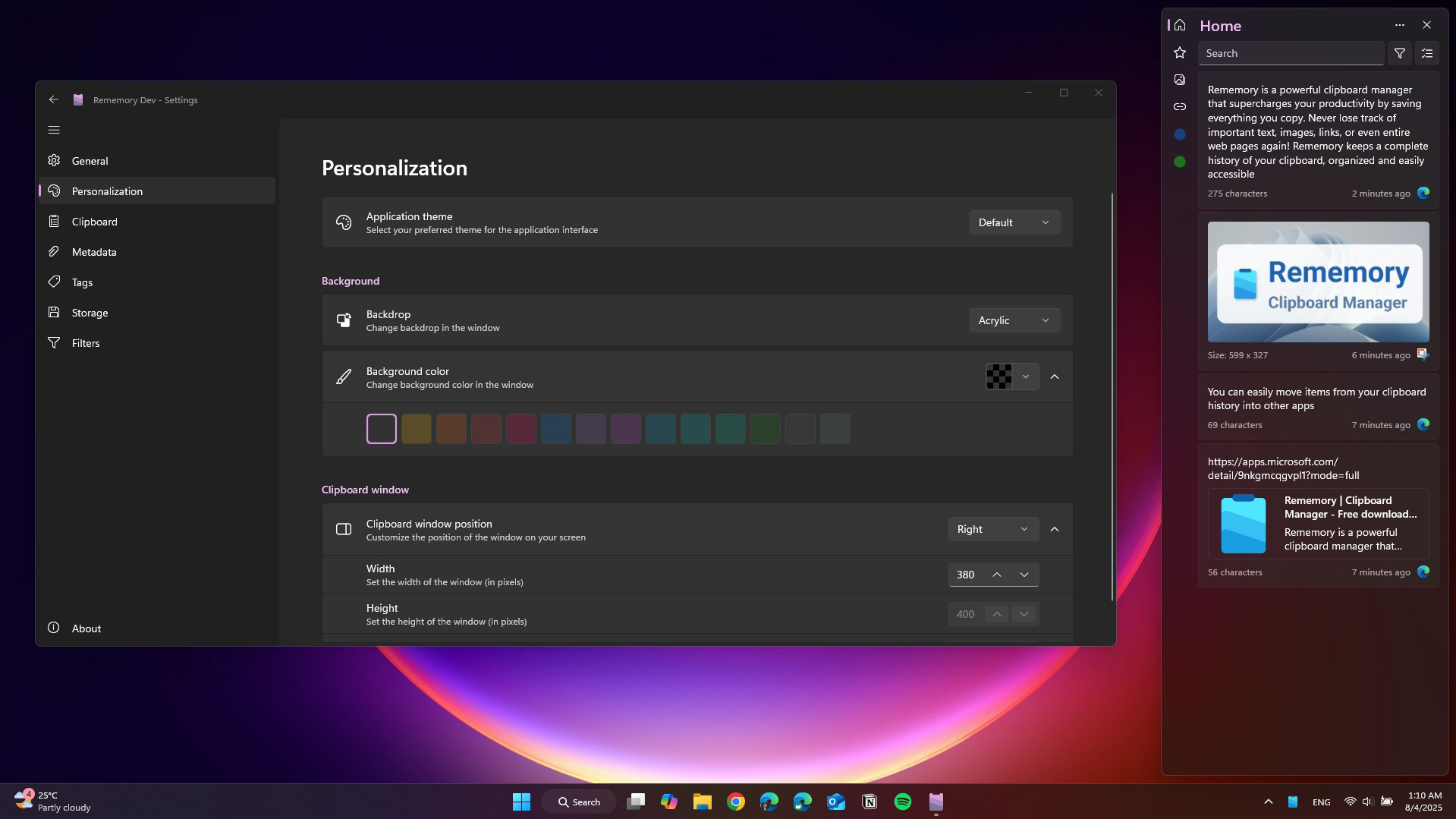 Rememory | Clipboard Manager for PC Windows Download