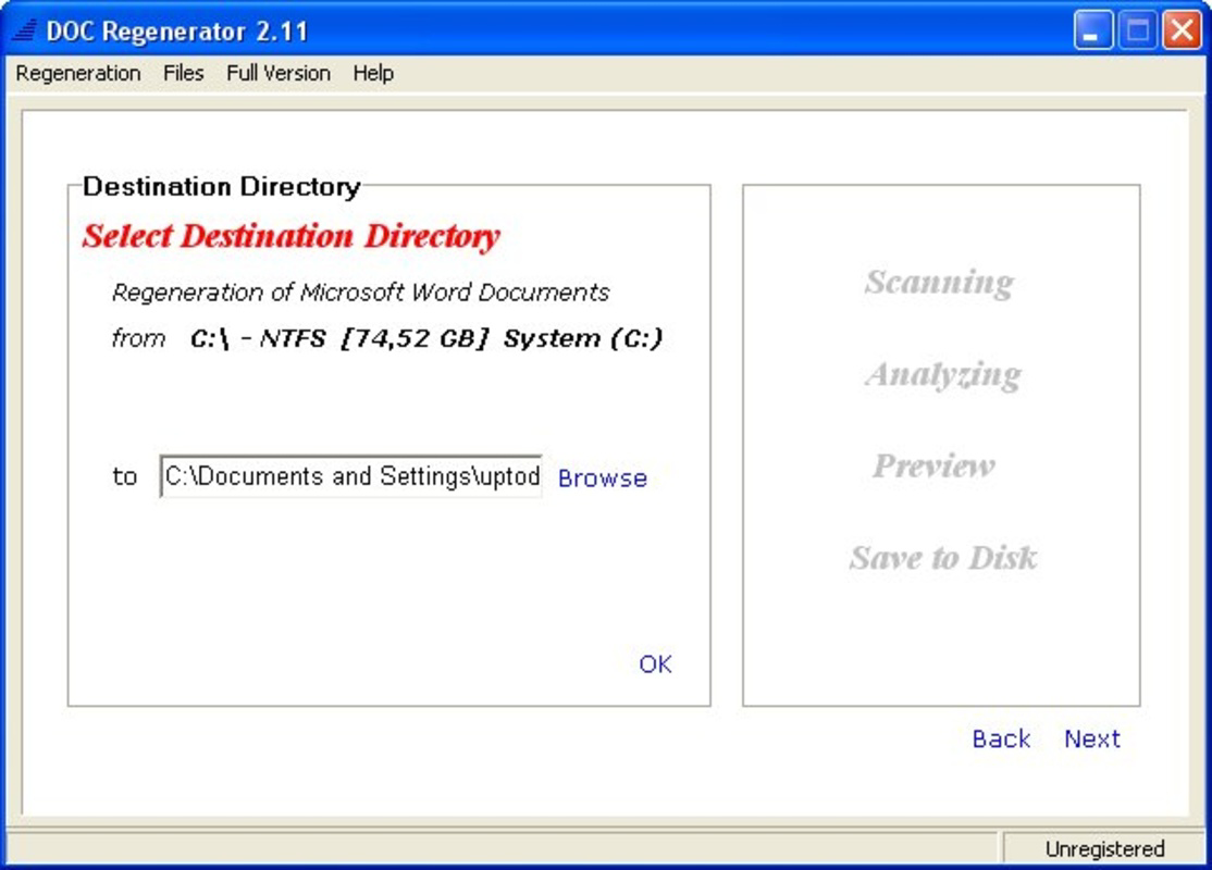DOC Regenerator for PC Windows 2.11 Download